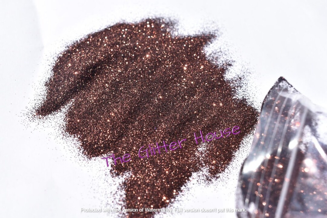 Nutmeg Ultra Fine Brown Glitter - Etsy