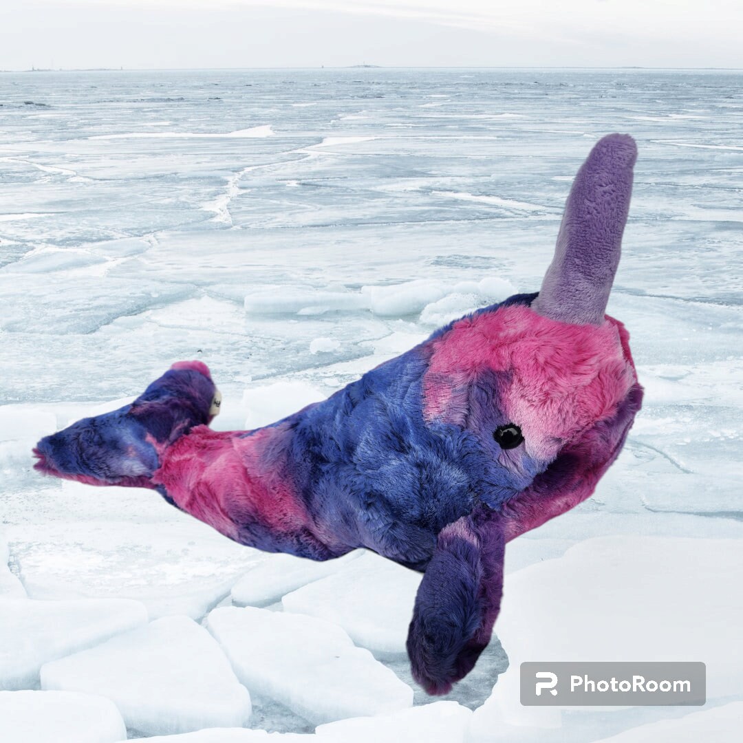 Narwhal Stuffed Plush Weighted Toy, Narwhal Stuffed Animal, Weighted ...