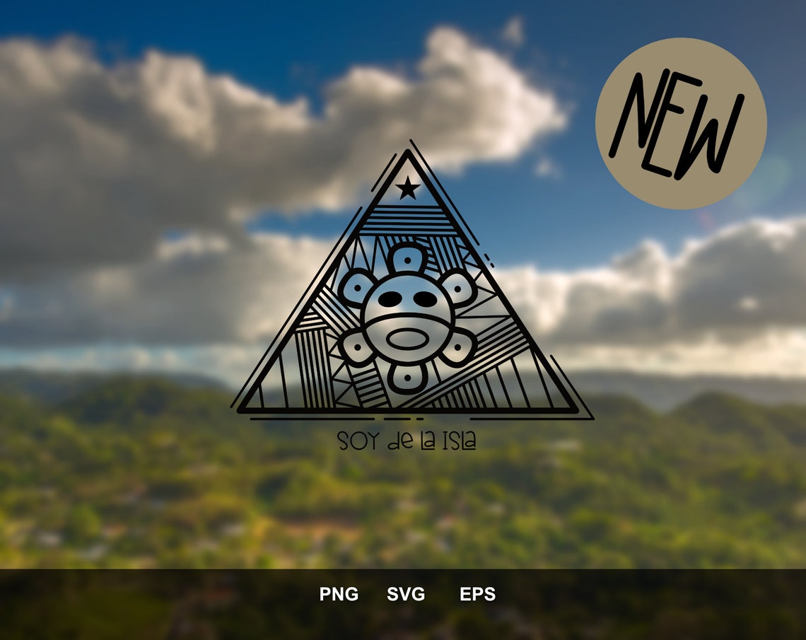 Sol Taino Svg / Puerto Rico Sol Taino / Puerto Rico Cricut / - Etsy