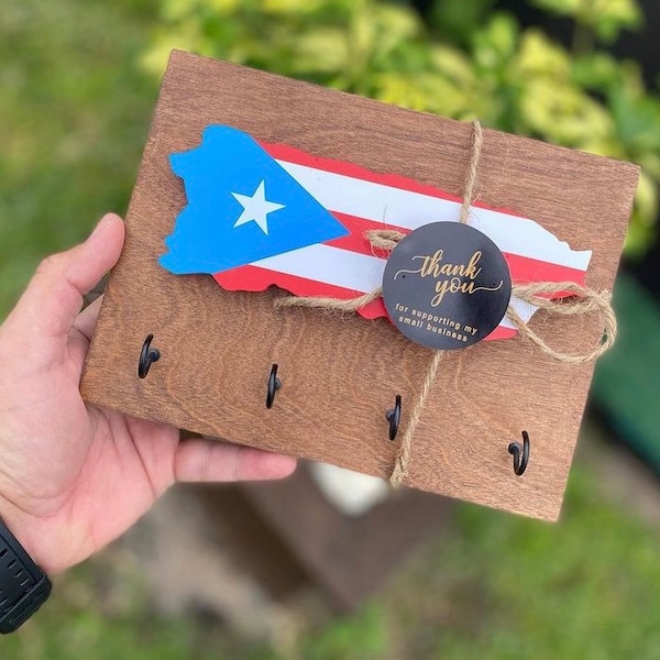 Puerto Rico Key Holder - Etsy