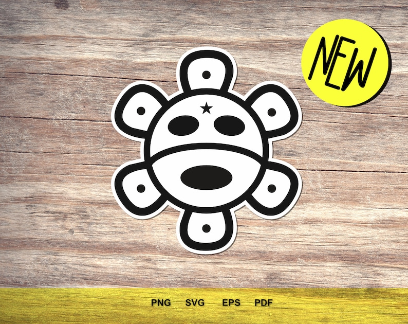 Sol Taino Digital File Sticker / Puerto Rico Sol Taino / - Etsy