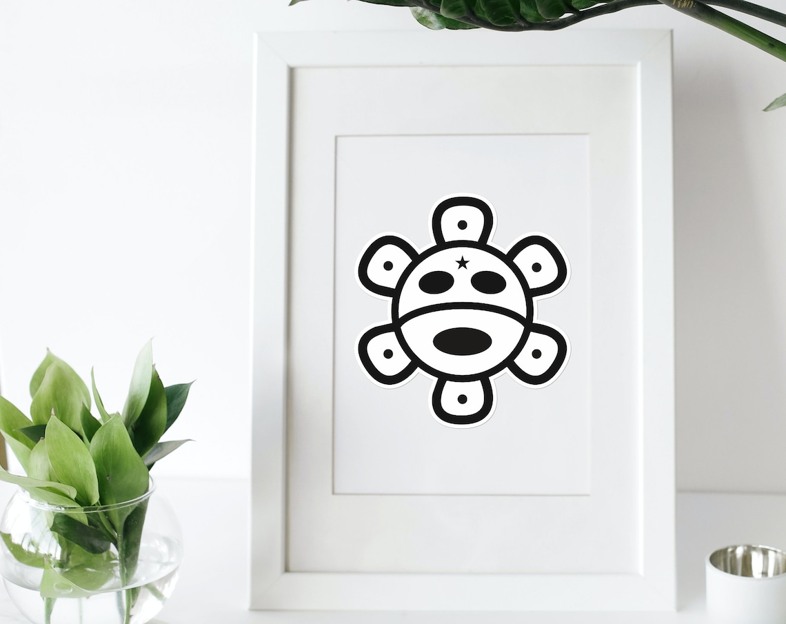 Sol Taino Digital File Sticker / Puerto Rico Sol Taino / - Etsy