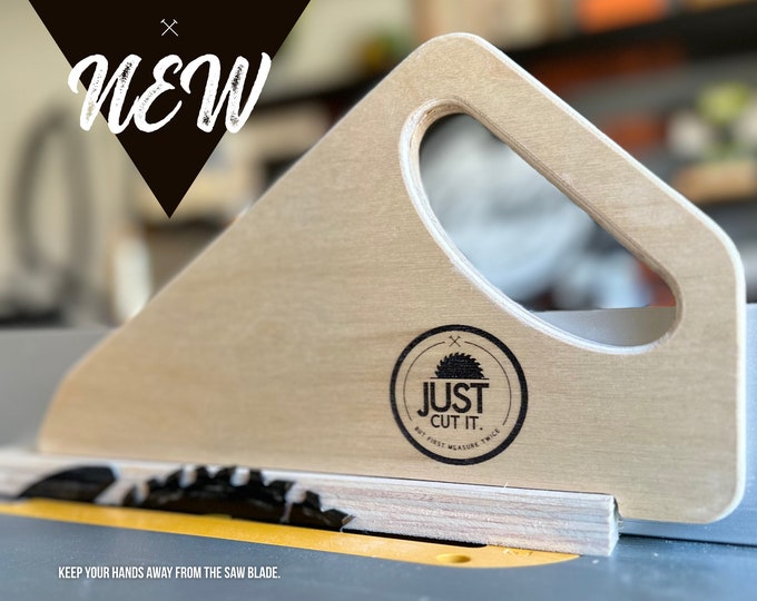Birch Wood Push Block Tool: Table Saw Safety - Etsy