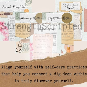 The Self Love Journal With Self-care Planner, Journal Prompts ...