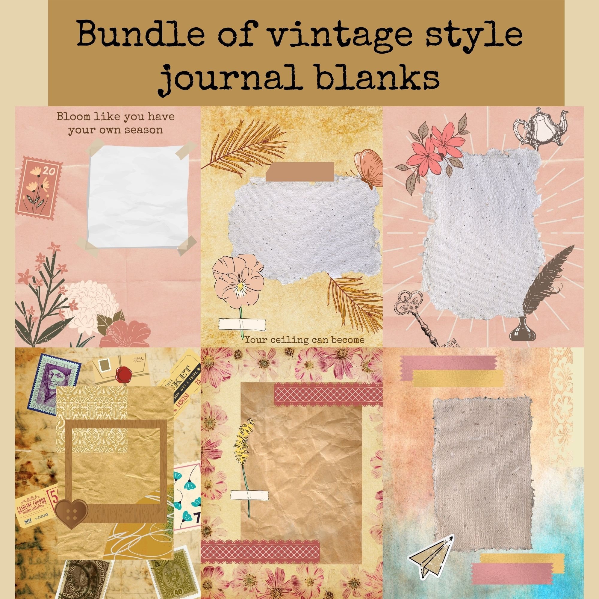 Blank Scrapbook Layouts