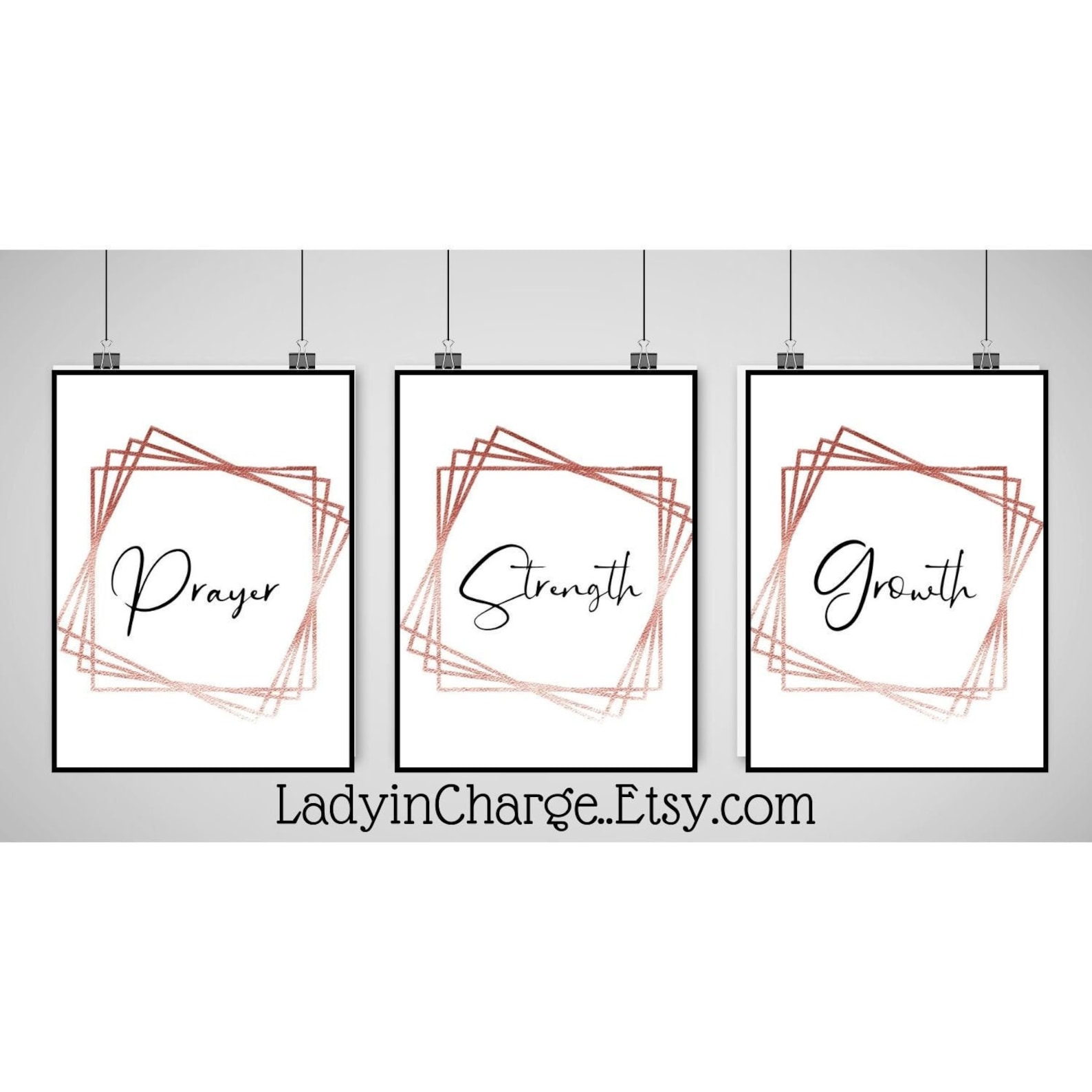 Personalized Wall Decor Customized Wording Art Prints Set | Etsy