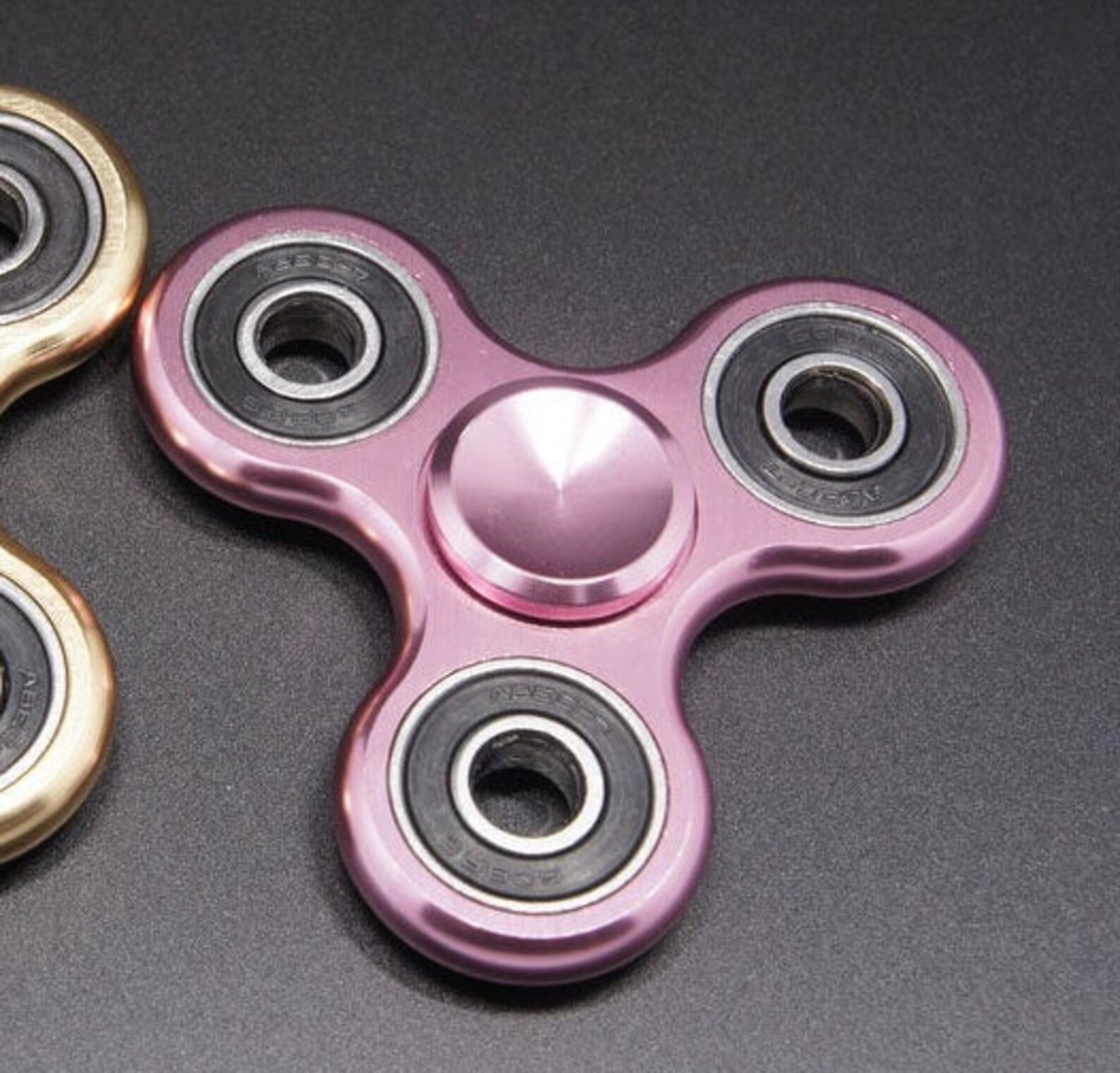 Pink Three Winged Fidget Spinner / Pink Metal Fidget Spinner / | Etsy