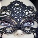 Black Lace Masquerade Mask / Lace Party Mask / Photography - Etsy