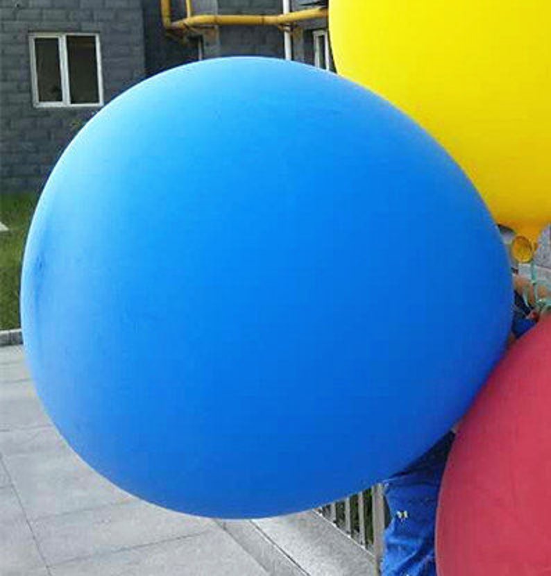36 Inch Blue Latex Balloon / 36 Inch Giant Balloons / - Etsy