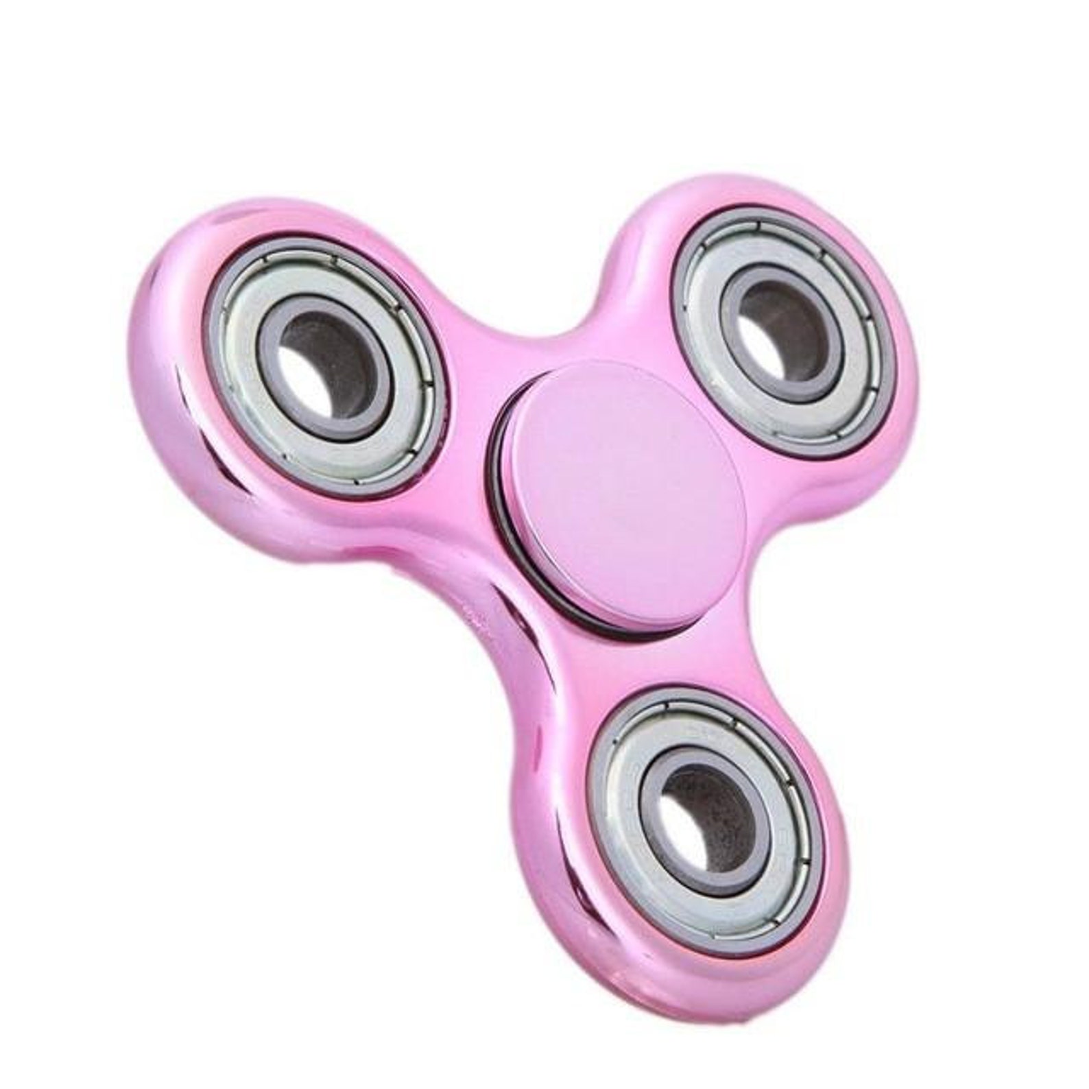 Pink Three Winged Fidget Spinner / Pink Metal Fidget Spinner / | Etsy