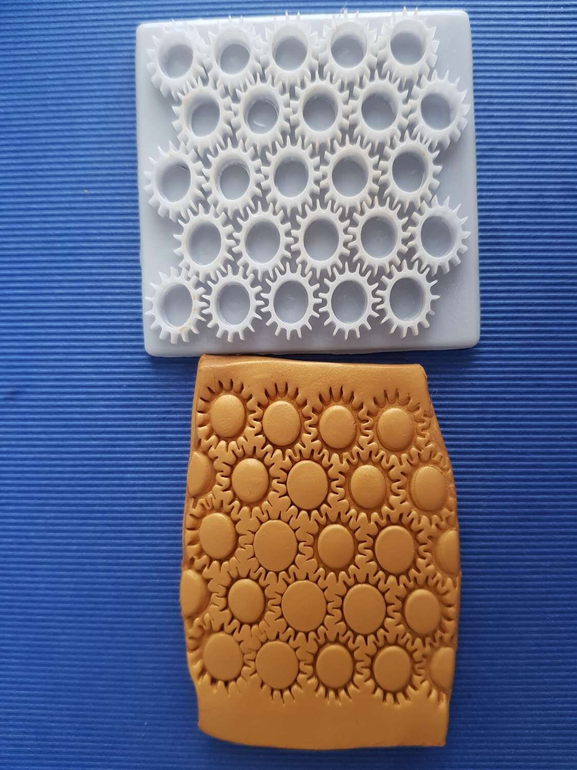 Tight Cogs Patterned Texture Plate for Use With Polymer - Etsy