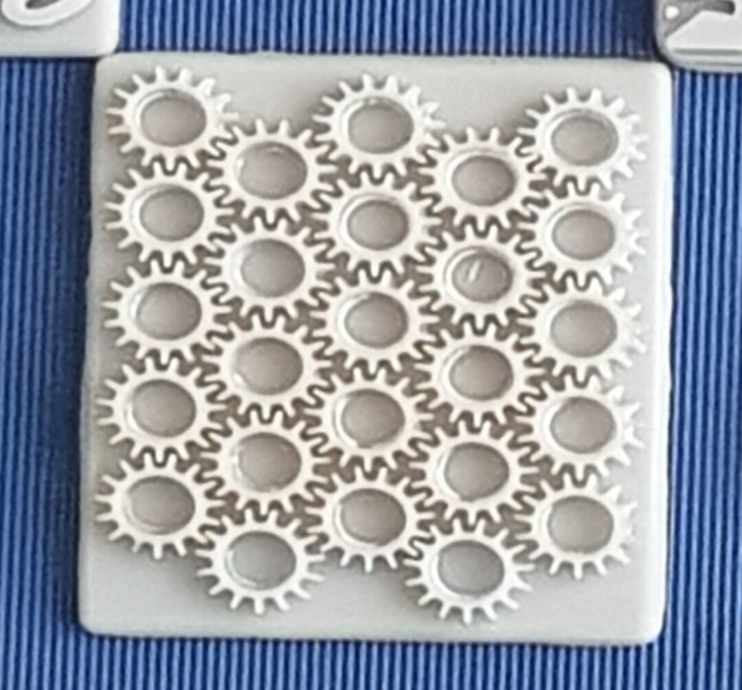 Tight Cogs Patterned Texture Plate for Use With Polymer - Etsy