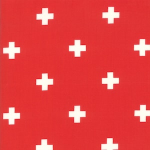 Moda Just Red Plus and Cross My Dots - Etsy