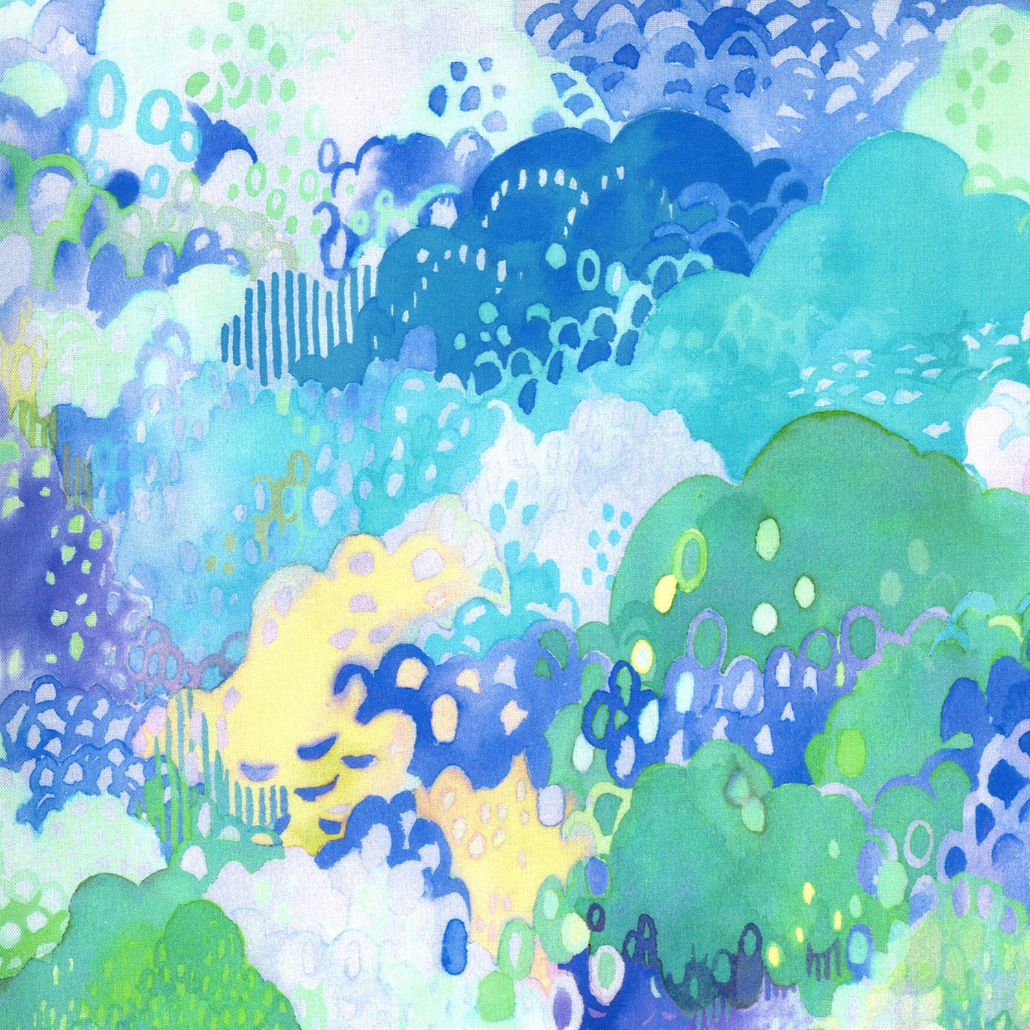 Fanciful Forest Fabric From Moda - Etsy