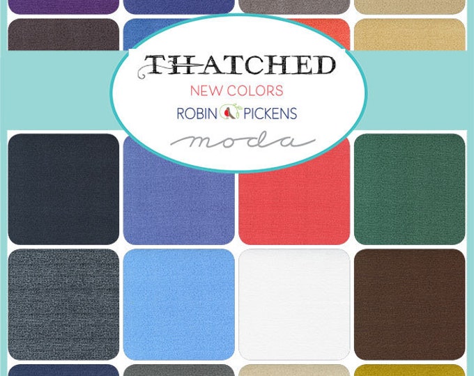 Thatched Gray, White and Brown by Moda - Etsy