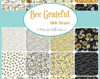 Moda bee Grateful Fabric by Deb Strain Sold by the 1/2 Yard 19965 11 - Etsy