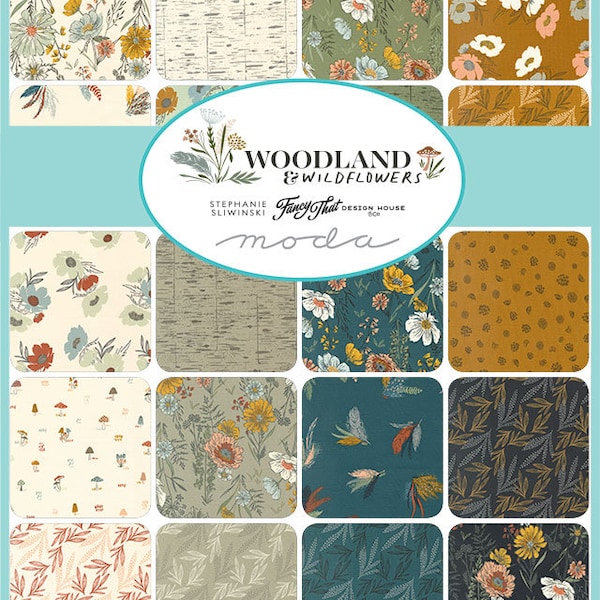 Woodland and Wildflowers by Moda - Etsy
