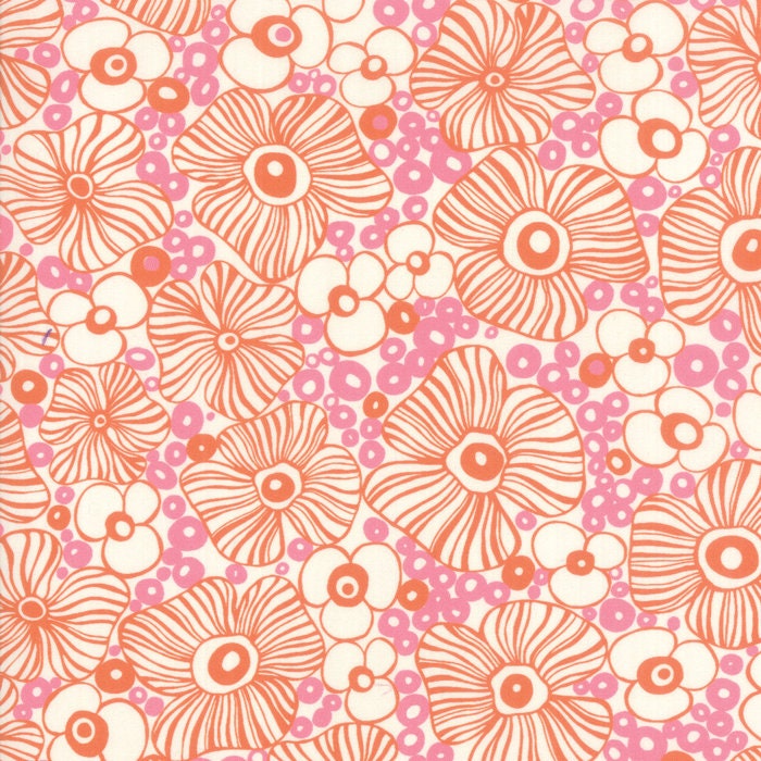 Moda Botanica Large Florals and Outlined Florals - Etsy