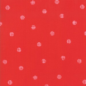 Moda Just Red Plus and Cross My Dots - Etsy