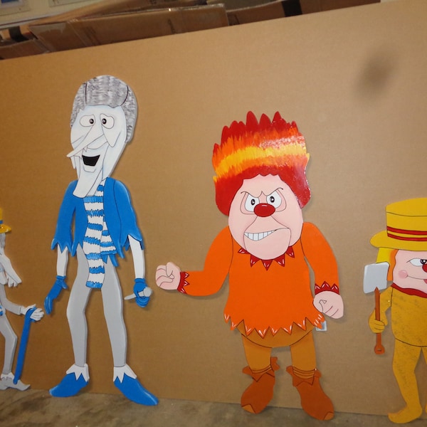 Snow Miser and Heat Miser Yard Art - Etsy