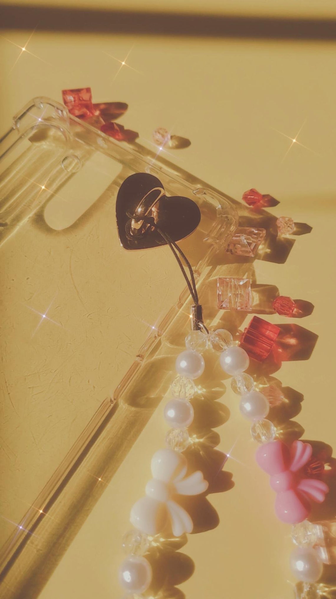 Heart Shape Cell Phone Hook Adhesive Cell Phone Strap | Etsy