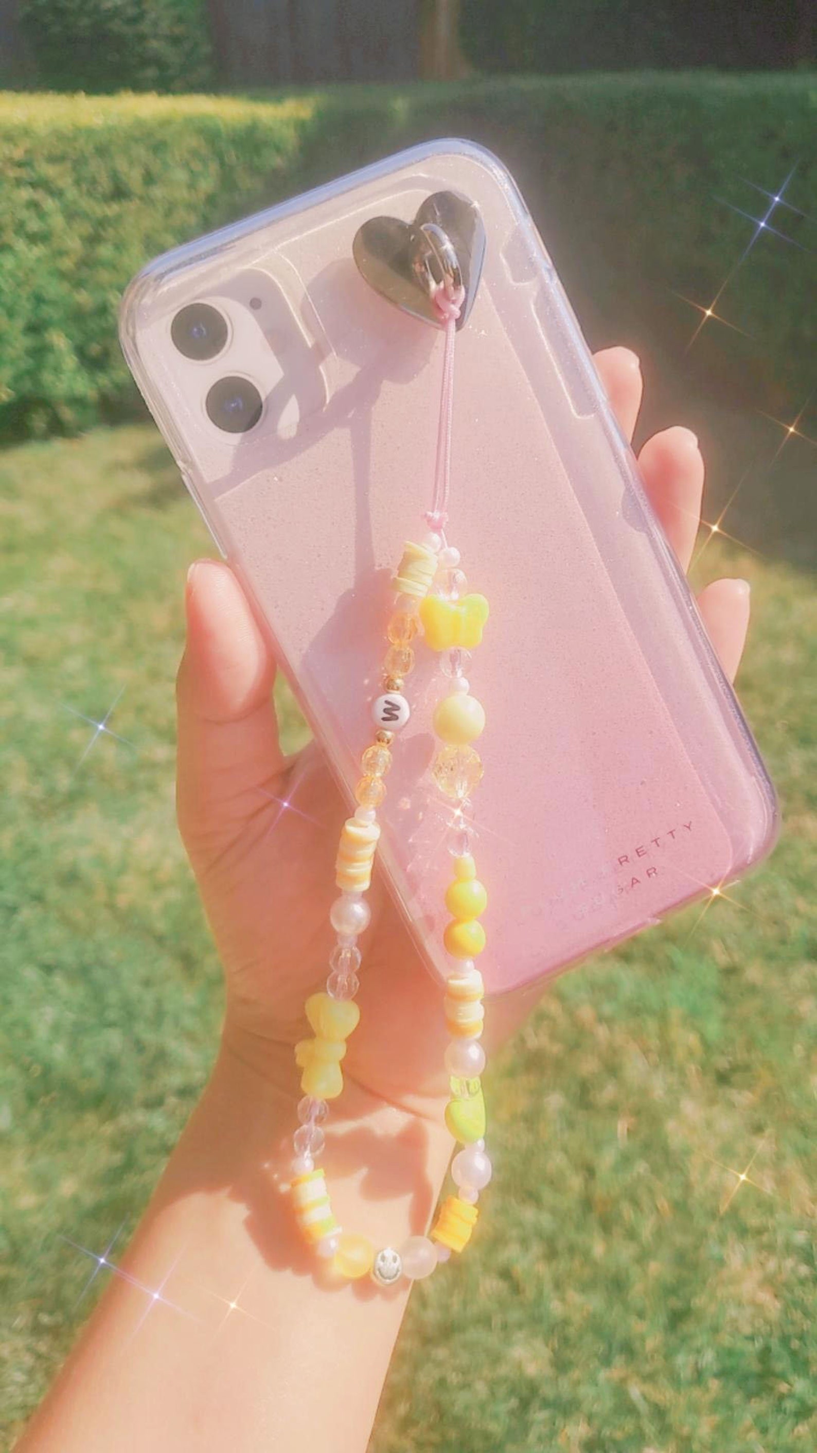 Heart Shape Cell Phone Hook, Adhesive Cell Phone Strap Hook,charm ...