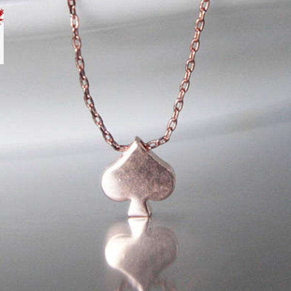 Spade Necklace - Etsy