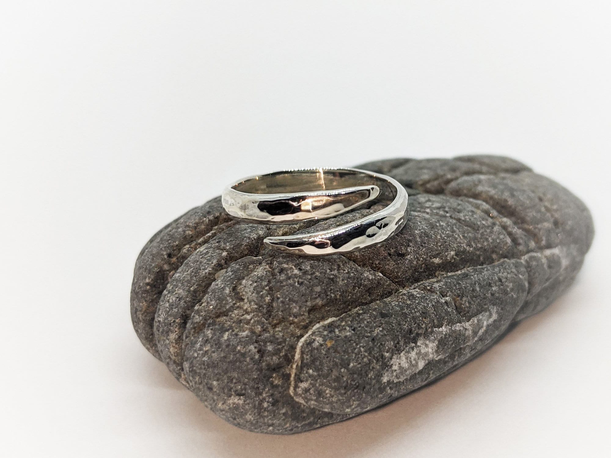 Silver Open Ring Polished or Textured - Etsy Canada