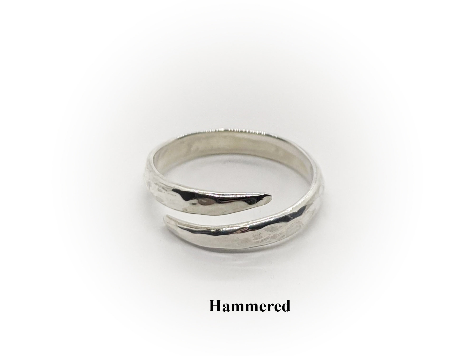 Silver Open Ring Polished or Textured - Etsy Canada