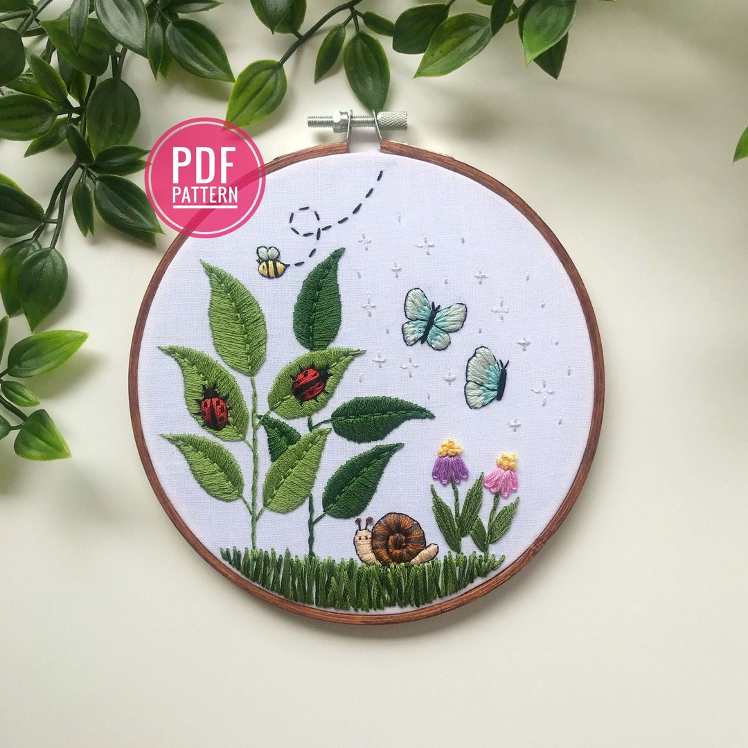 PDF PATTERN | Magical Garden, Embroidery Pattern, Needlecraft Pattern ...