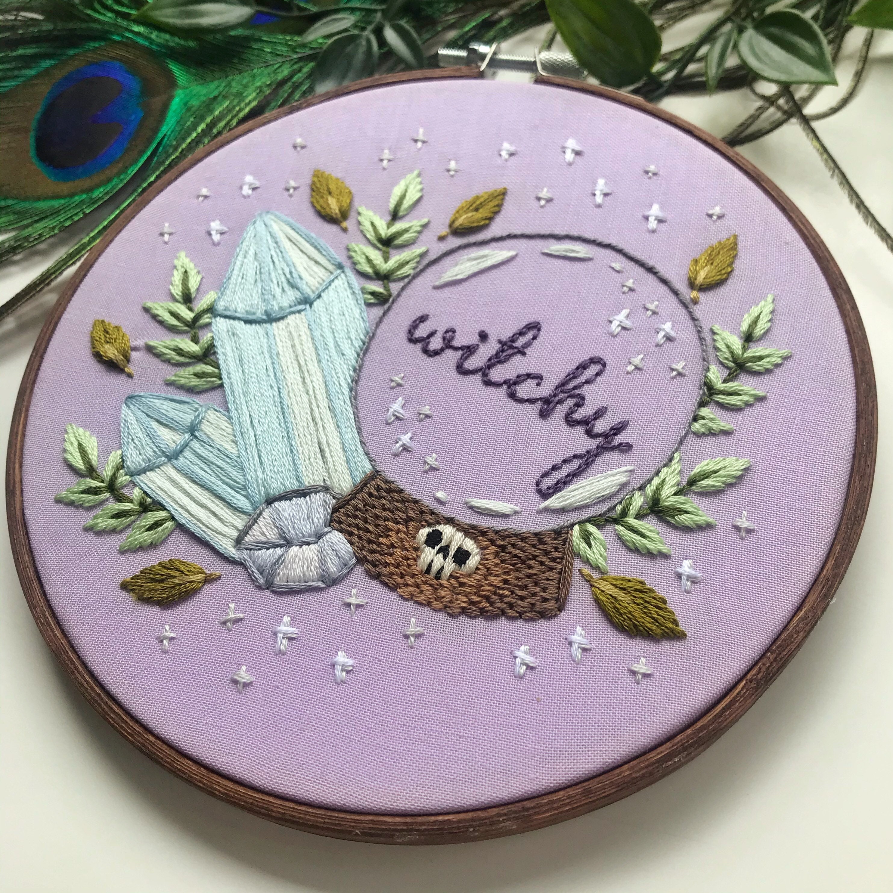 PDF PATTERN Witchy Crystals Spooky Decor Halloween | Etsy