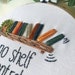 PDF PATTERN | No Shelf Control, Beginner Embroidery Pattern, Bookworm ...