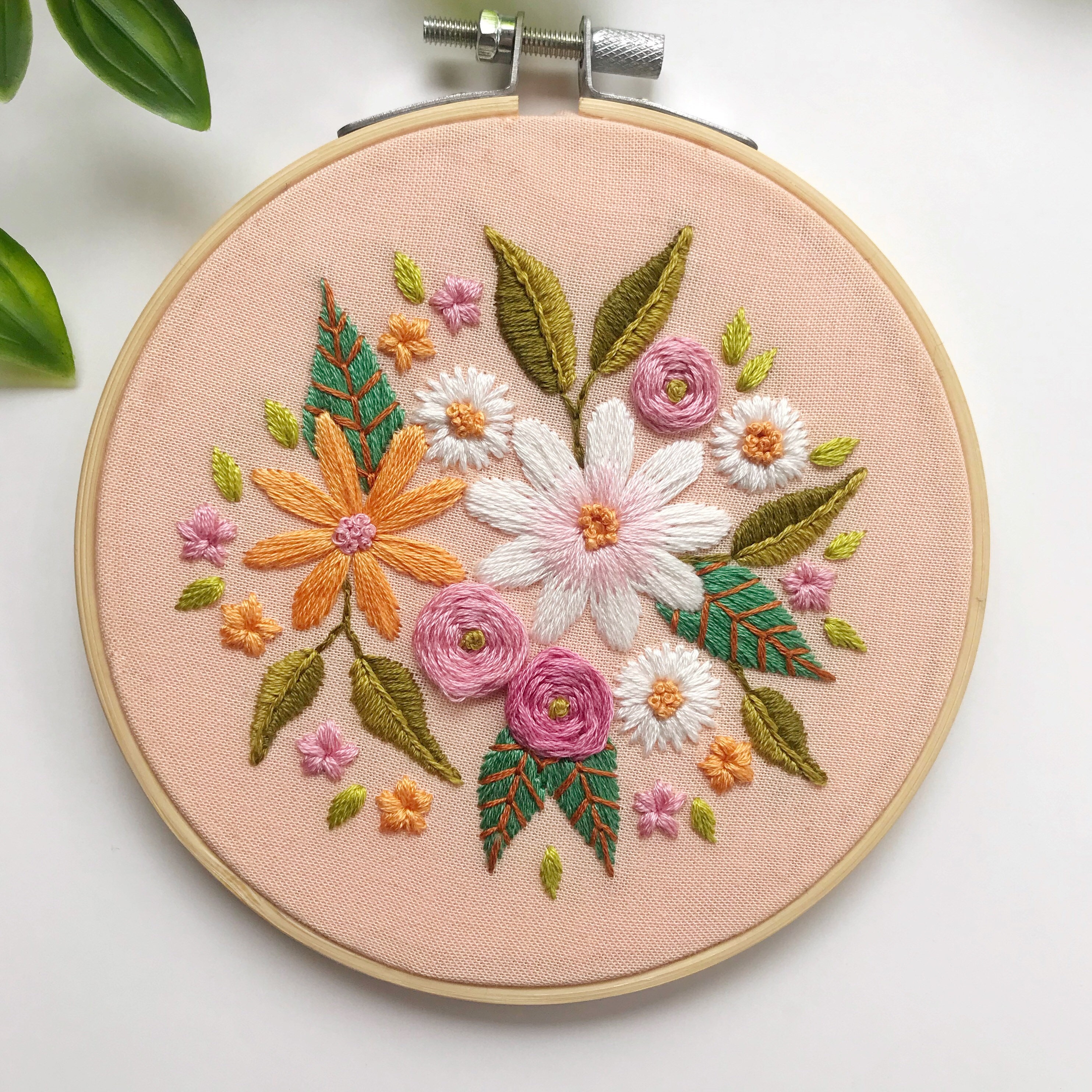 PDF PATTERN Retro Daisies Beginner Embroidery Pattern - Etsy