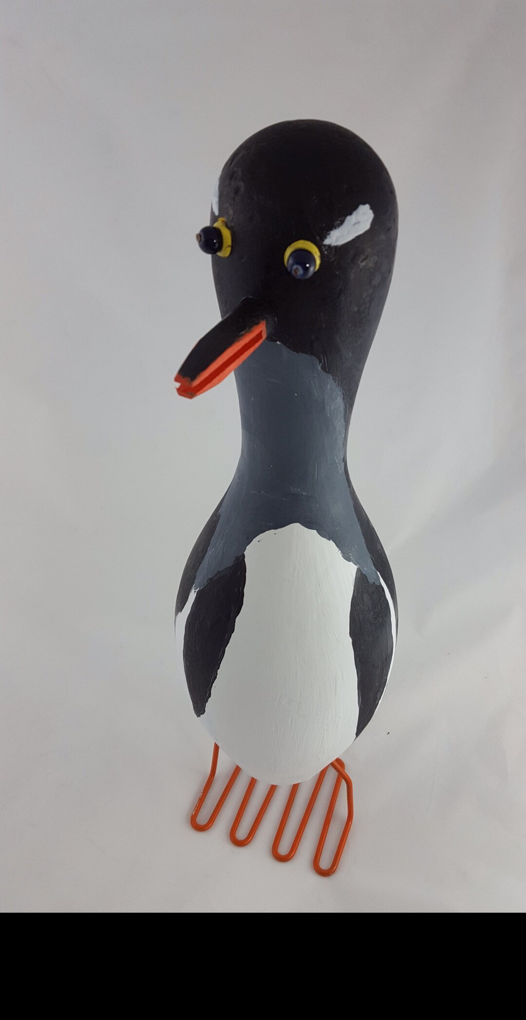 Penguin Yard Art, Made From an Old Bowling Pin - Etsy