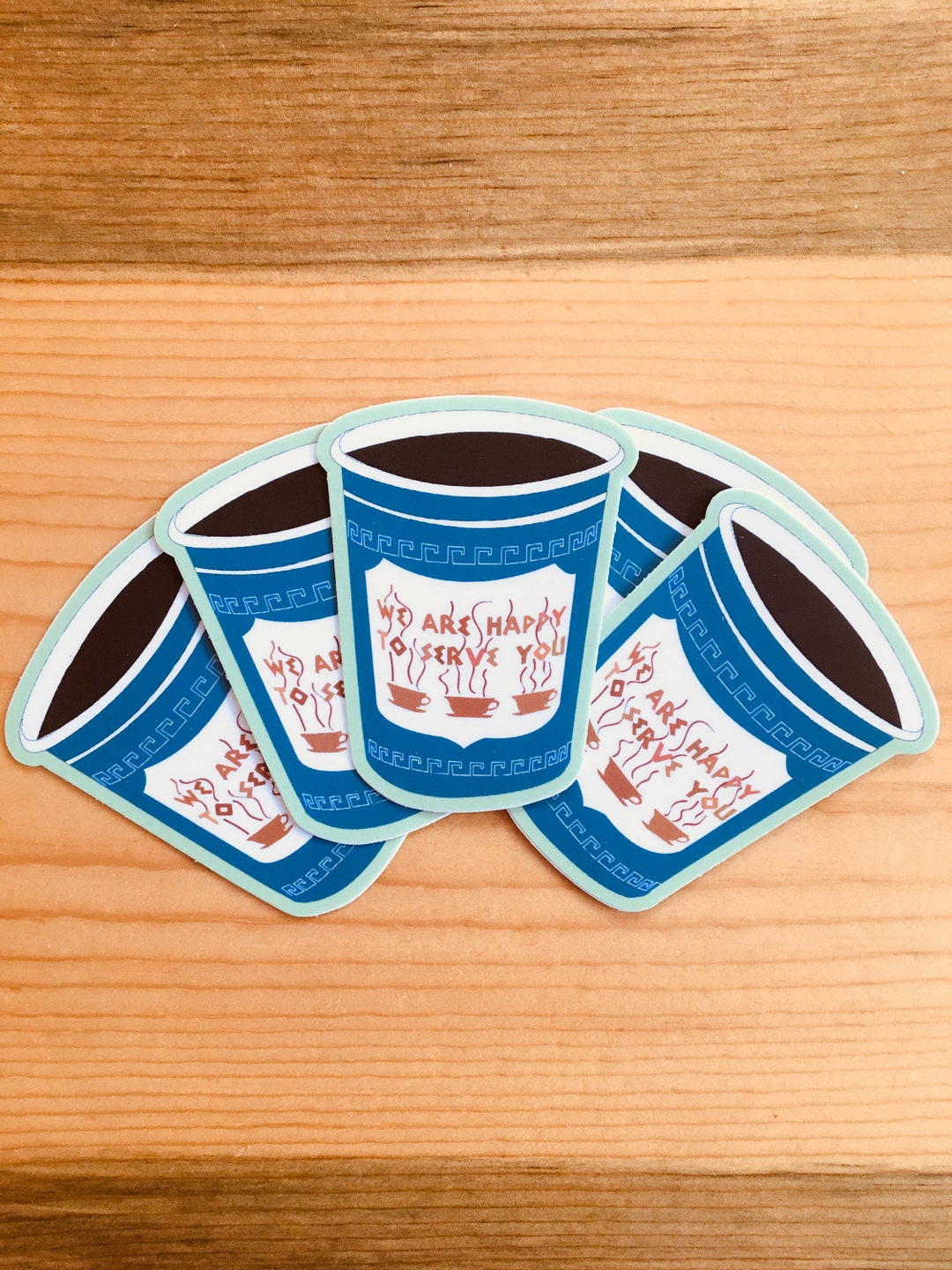NY Coffee Cup Sticker // Sticker for Water Bottle // Decal for Laptop ...