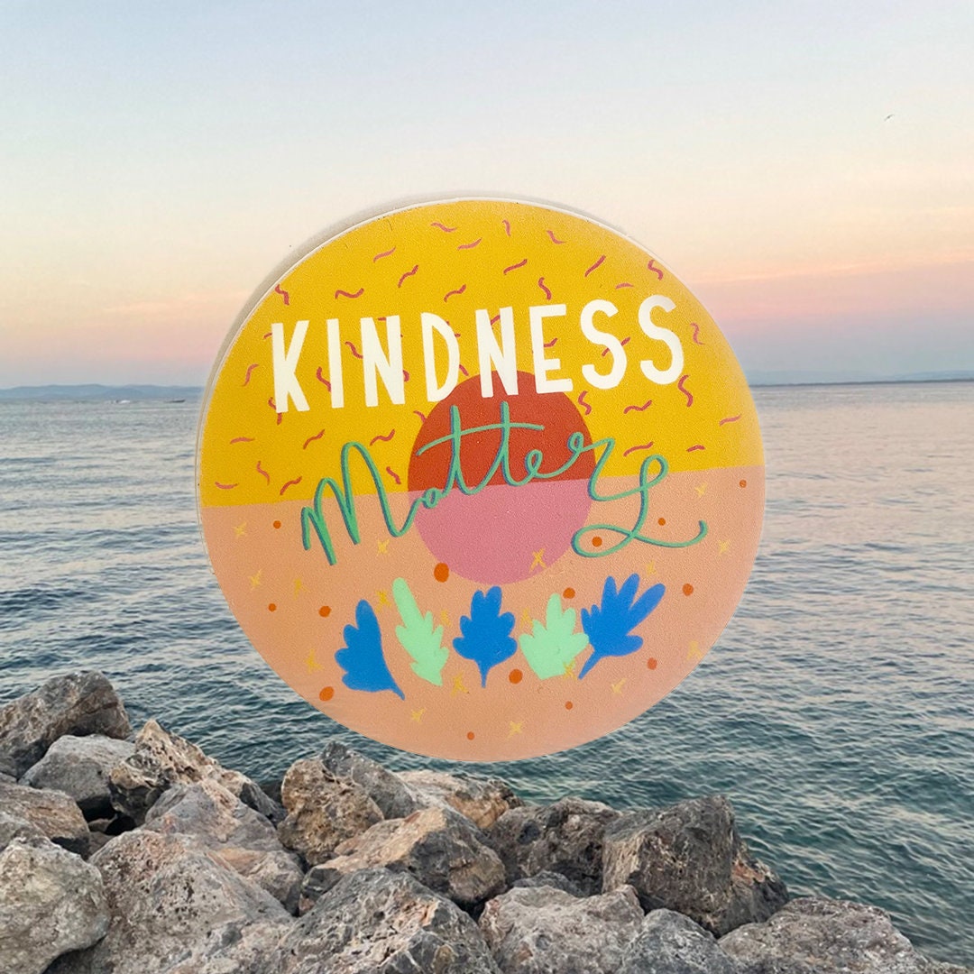Kindness Matters Sticker // Sticker for Water Bottle // Decal for ...