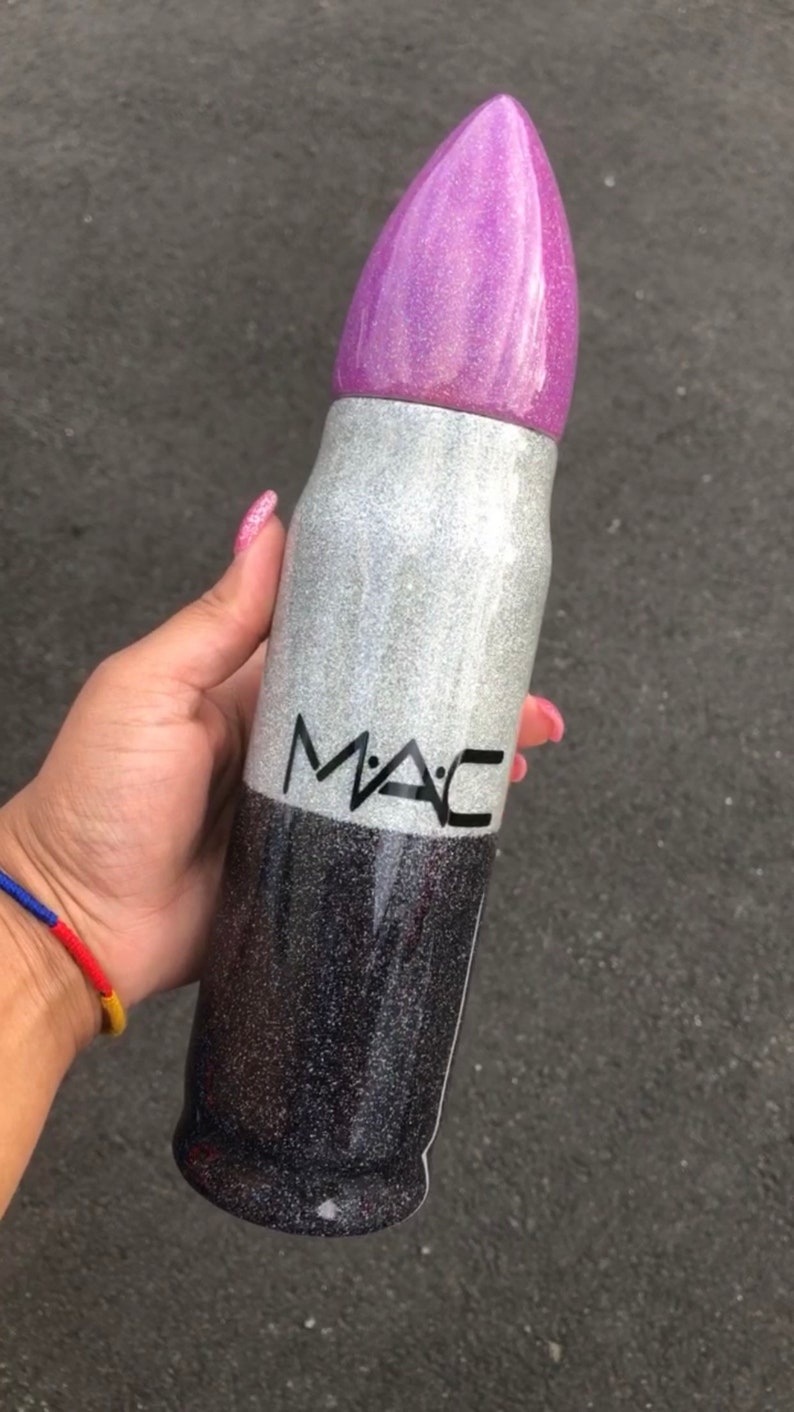 Custom Makeup Lipstick Inspired Tumbler Cup | Etsy