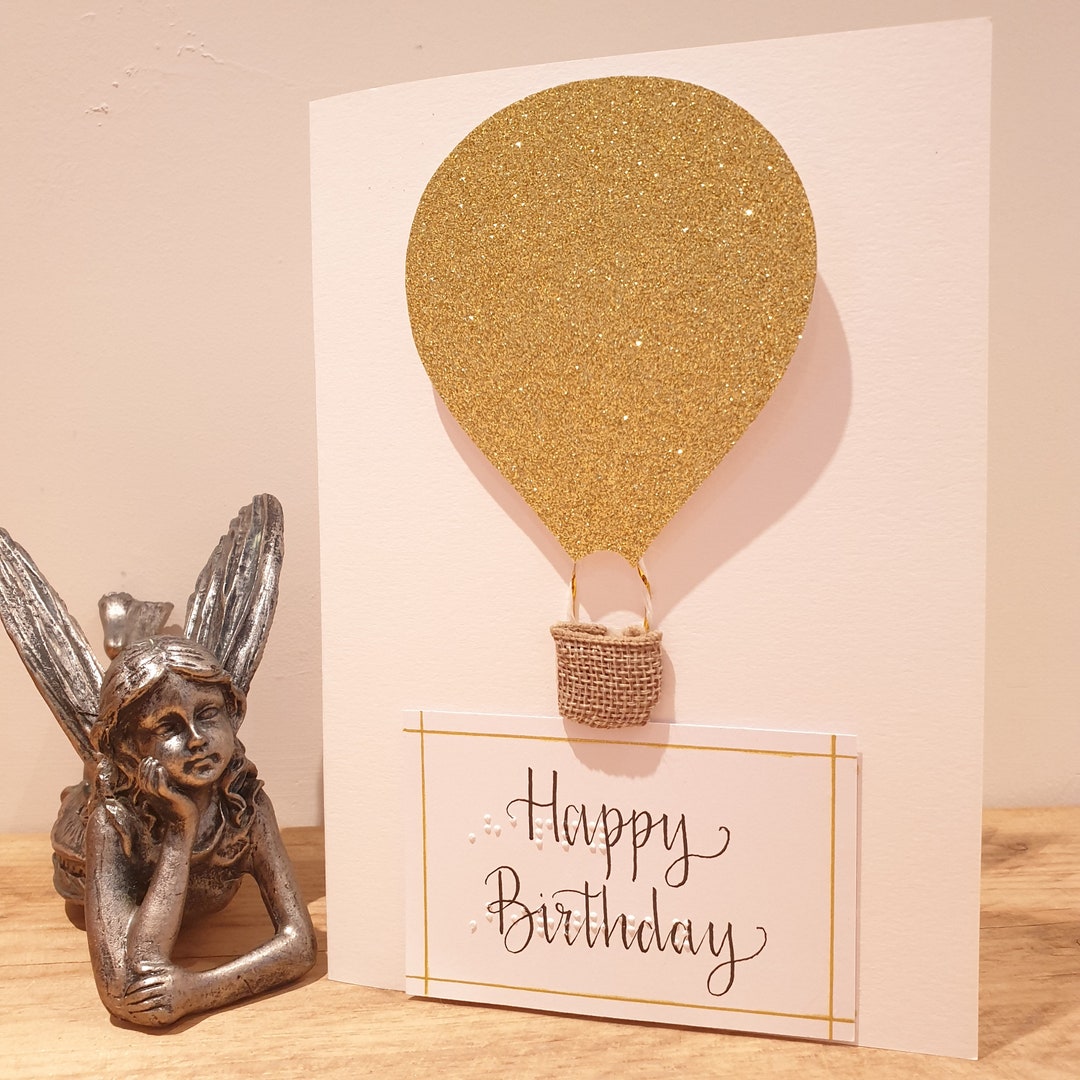 Tactile and Scented Braille Card With a Beautiful Golden Hot - Etsy