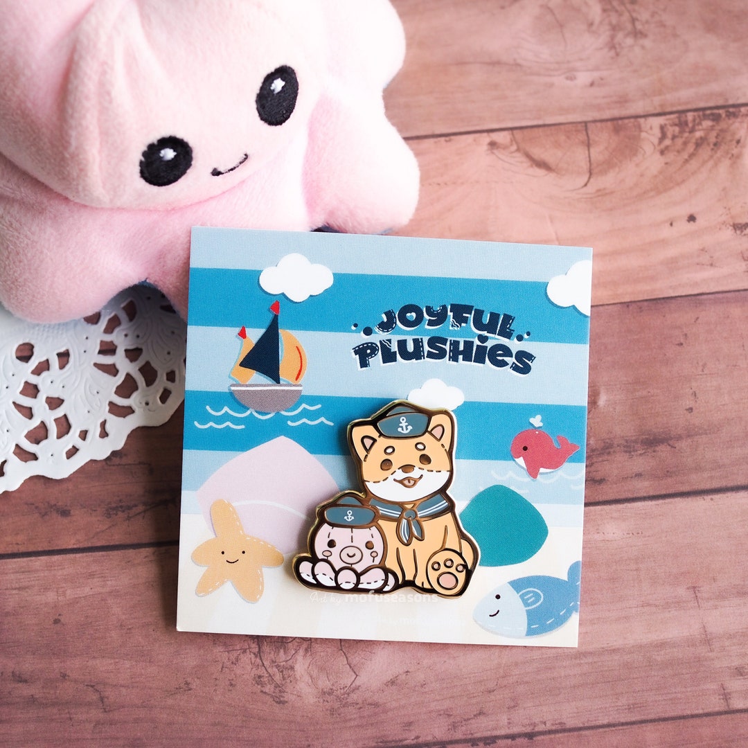 Sailor Companions (joyful Plushies) Hard Enamel Pin| Original Designs ...