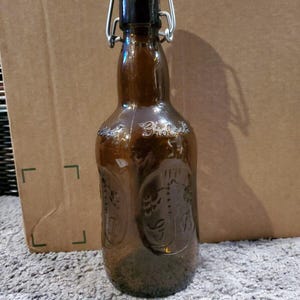 Grolsche Lager Collectible Brown Glass One Pint Beer Bottle Vintage ...