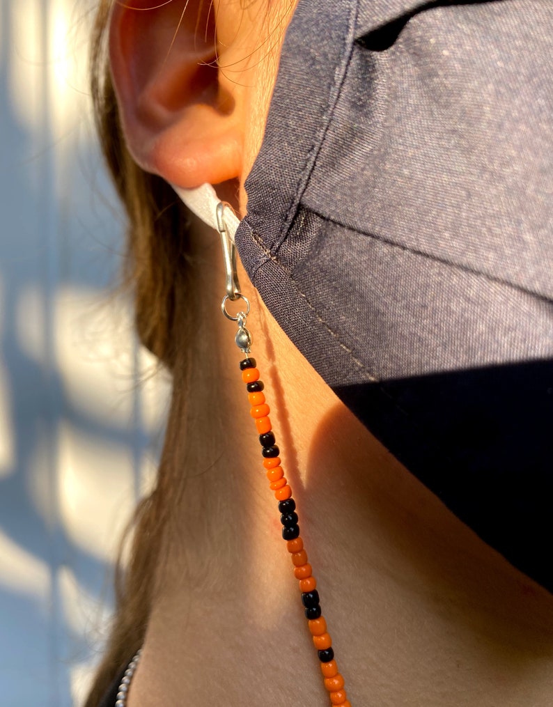 Halloween Face Mask Chain - Spooky Lanyard - Etsy