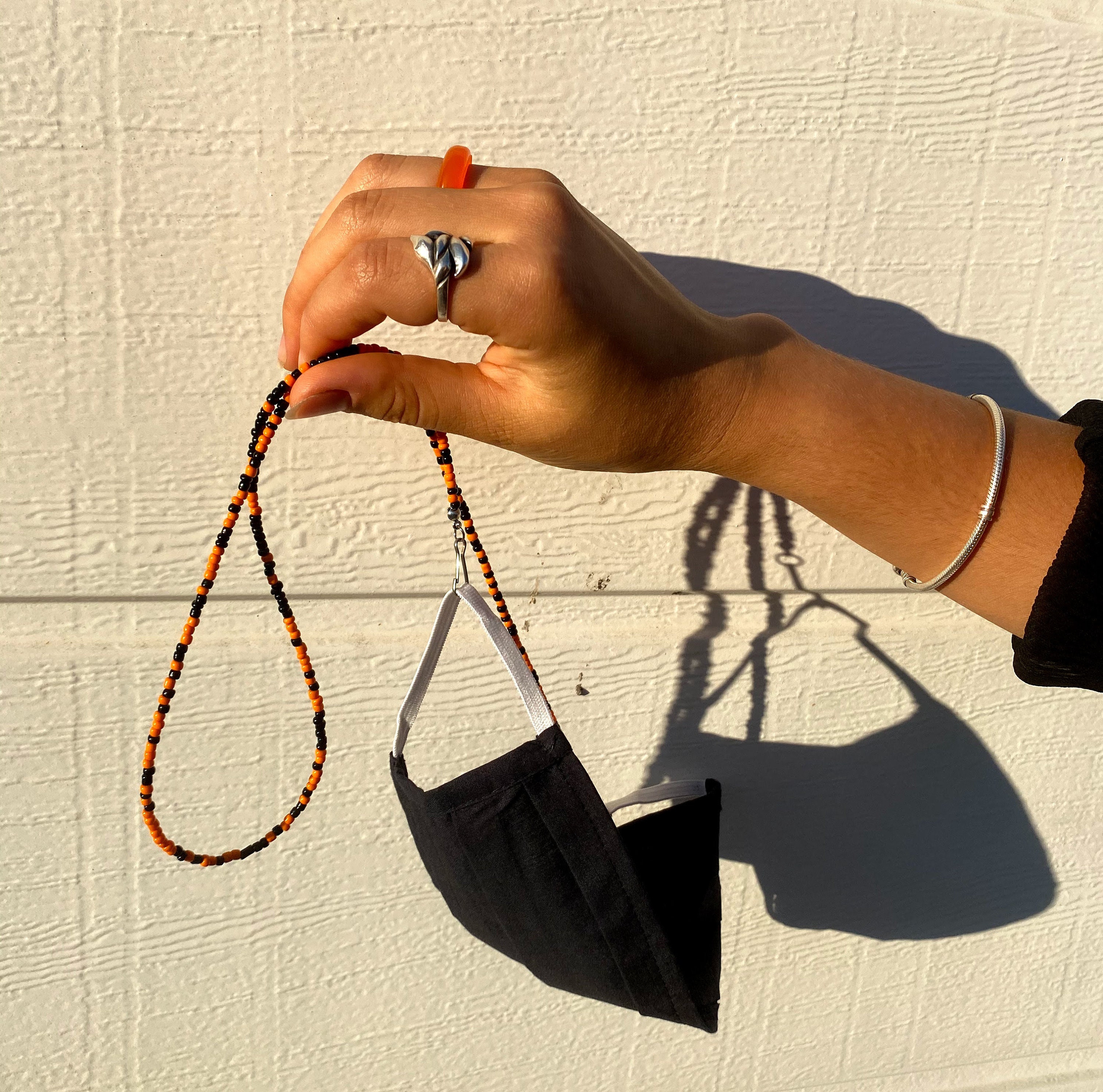 Halloween Face Mask Chain Spooky Lanyard - Etsy