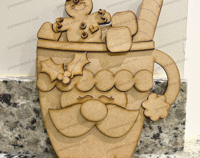 Gingerbread Mug, Hot Cocoa Mug, Cookie Crew, Christmas Decor, Holiday ...