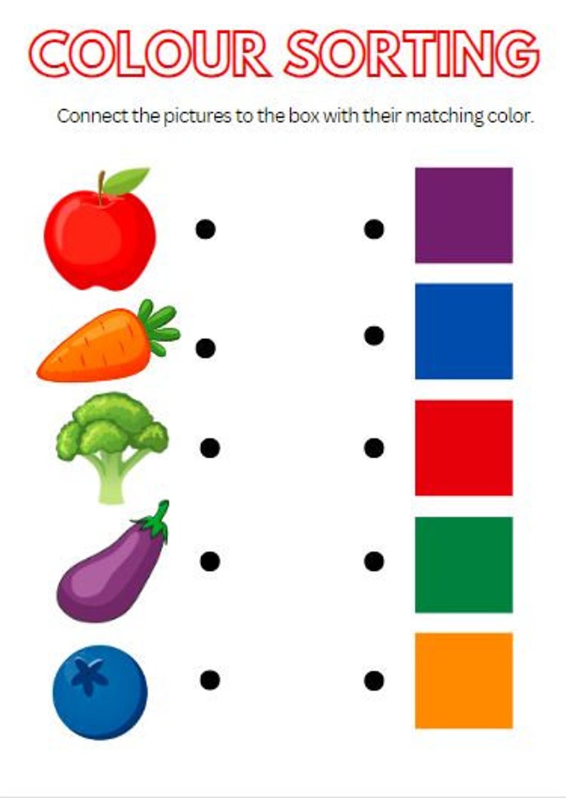 Toddler Colour Identification Worksheet Downloadable Colouring in Pages ...