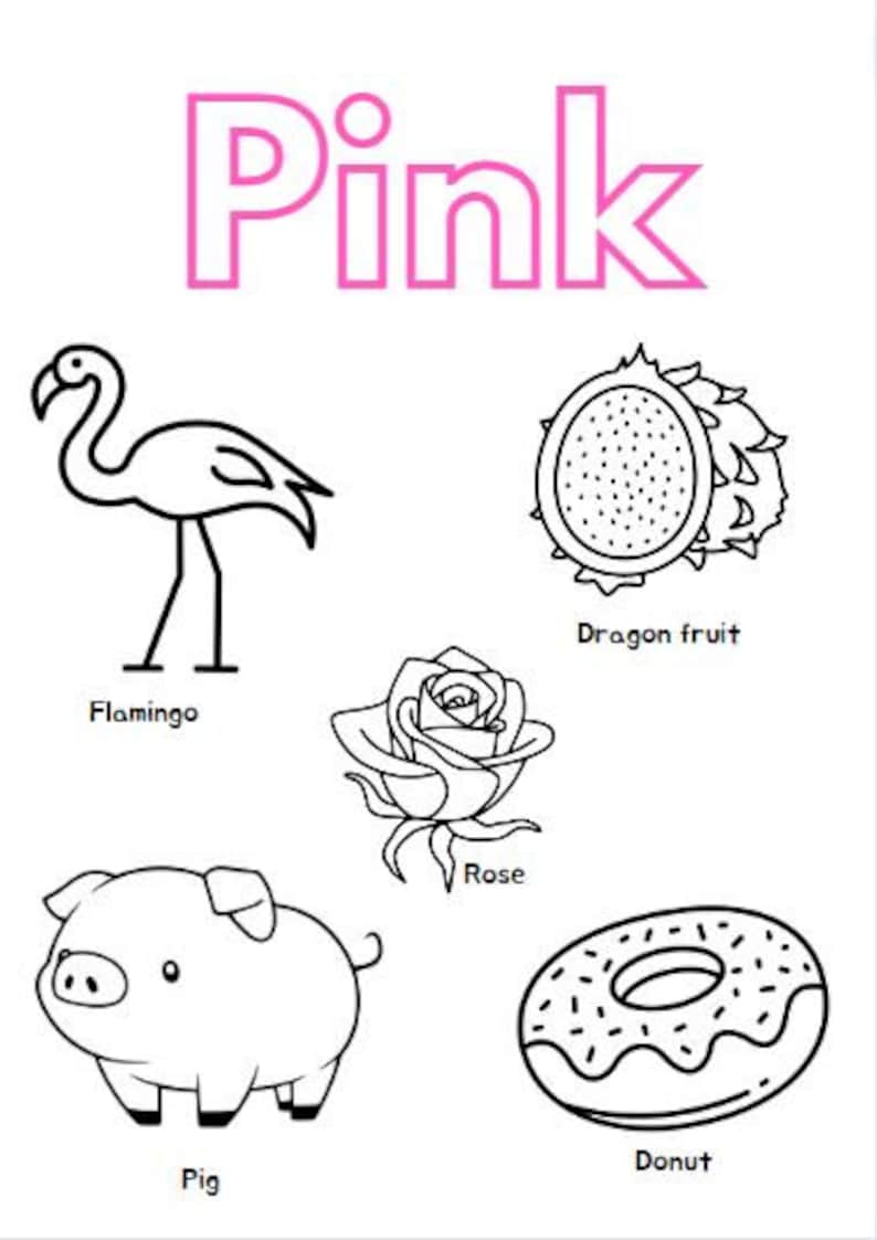 Toddler Colour Identification Worksheet Downloadable Colouring in Pages ...