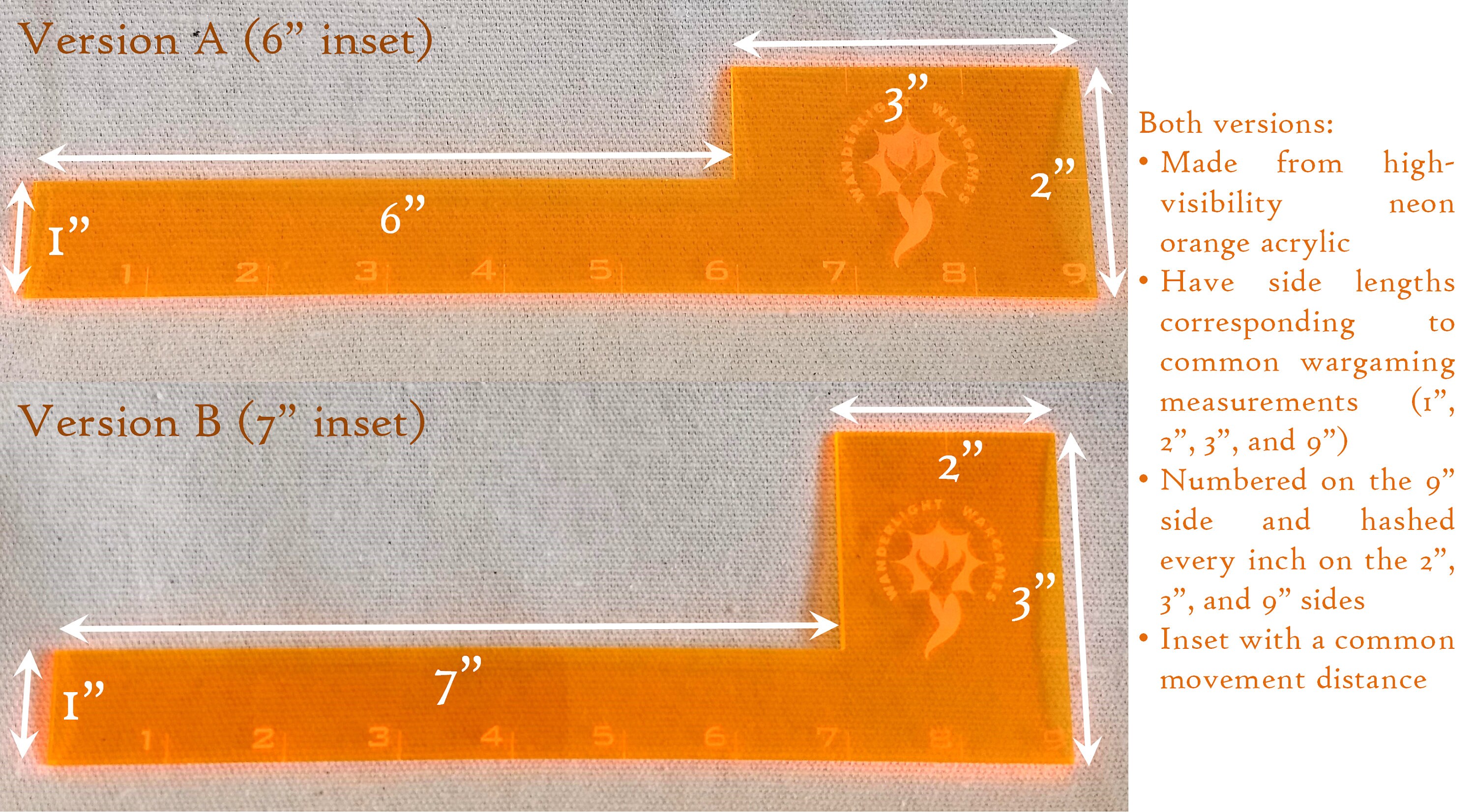 Wandergauge: Combat Gauge / Ruler for Tabletop Wargaming - Etsy