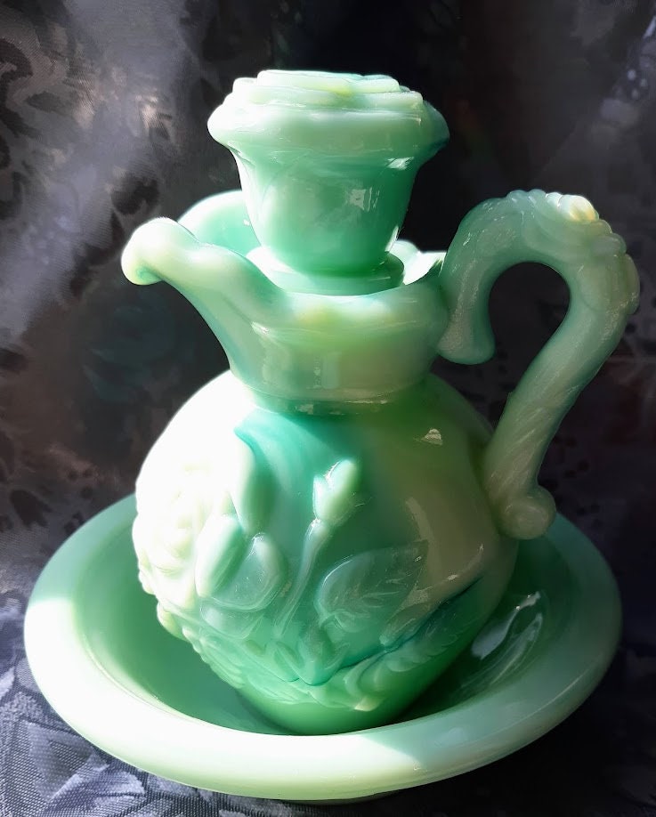 Vintage Avon 'Victorian Pitcher and Bowl' Three Piece | Etsy