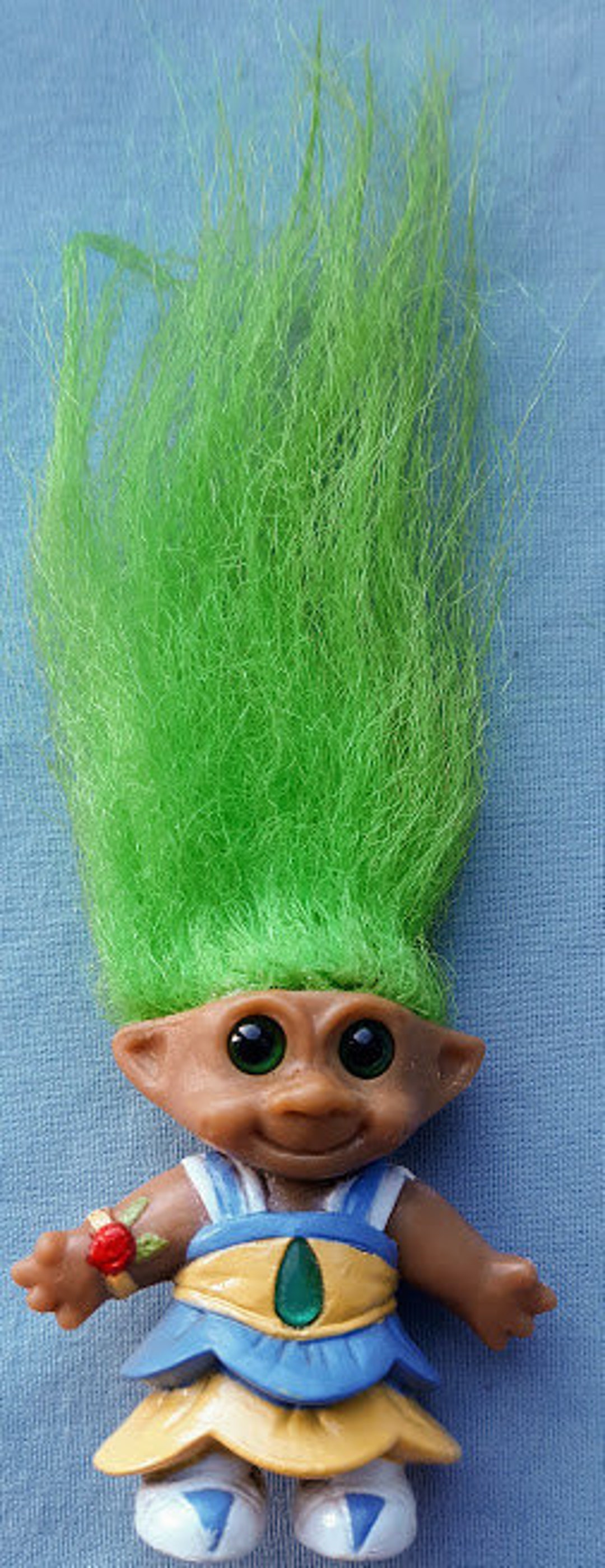 Vintage Girl Treasure Troll Doll, 'ace Novelty', Circa 1992 - Etsy