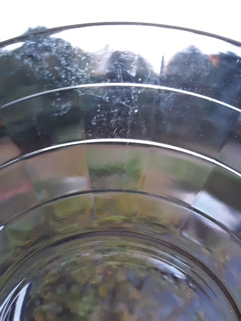 Vintage Hocking Glass Company Block Optic Pattern Clear - Etsy