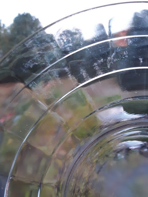 Vintage Hocking Glass Company Block Optic Pattern Clear - Etsy